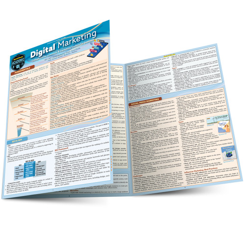 QuickStudy | Digital Marketing Laminated Study Guide (9781423249337)
