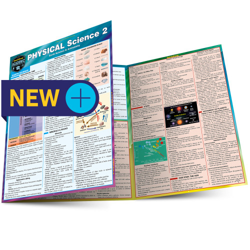 QuickStudy | Physical Science 2 : Astronomy & Earth Science Laminated ...