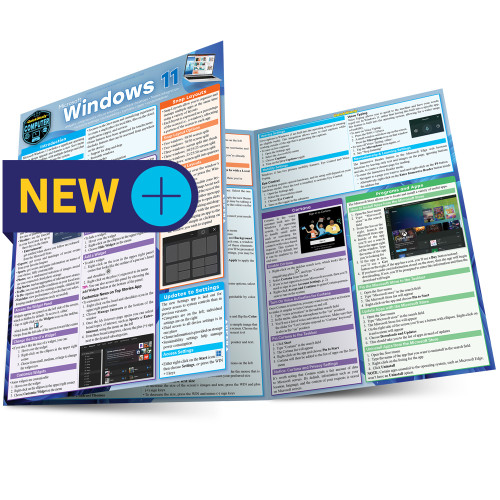 QuickStudy | Microsoft Windows 11 Laminated Study Guide (9781423248118)