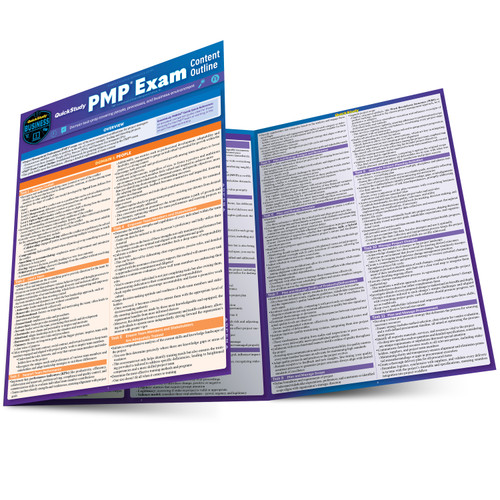 QuickStudy PMP® Exam Content Outlline – Domain Test Prep Laminated ...