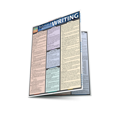 QuickStudy Technical & Business Writing Laminated Study Guide ...
