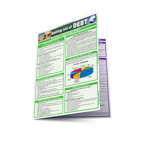 QuickStudy Getting Out of Debt Laminated Reference Guide (9781572227668)