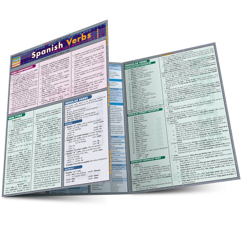 QuickStudy | Spanish Verbs Laminated Study Guide (9781572228122)