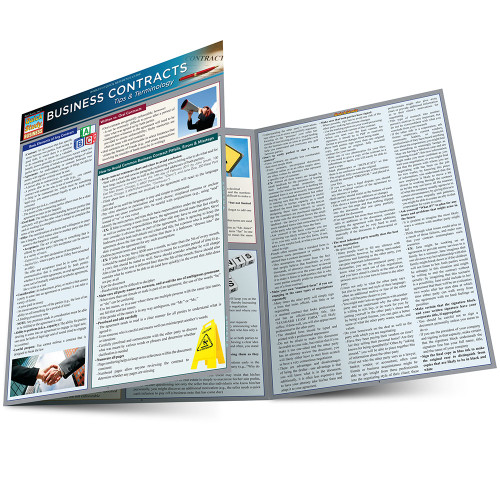 QuickStudy Business Contracts: Tips & Terminology Laminated Reference ...