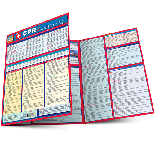 QuickStudy | CPR & Lifesaving Laminated Reference Guide (9781423218616)