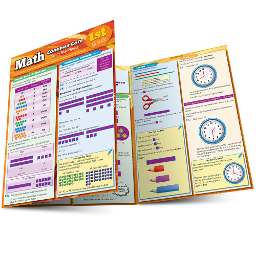 QuickStudy Math: Common Core - 1St Grade Laminated Study Guide ...