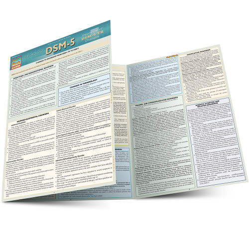 QuickStudy | DSM-5 Overview of DSM-4 Changes Laminated Study Guide ...