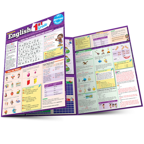QuickStudy English: 1st Grade Laminated Study Guide (9781423224945)