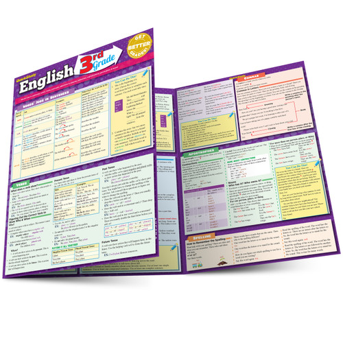 QuickStudy English: 3rd Grade Laminated Study Guide (9781423224969)