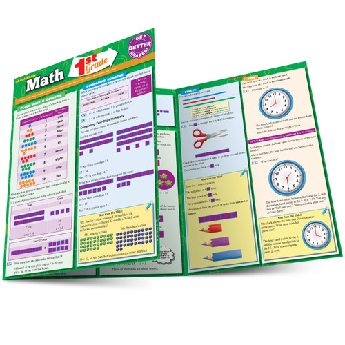 QuickStudy Math: 1st Grade Laminated Study Guide (9781423225065)