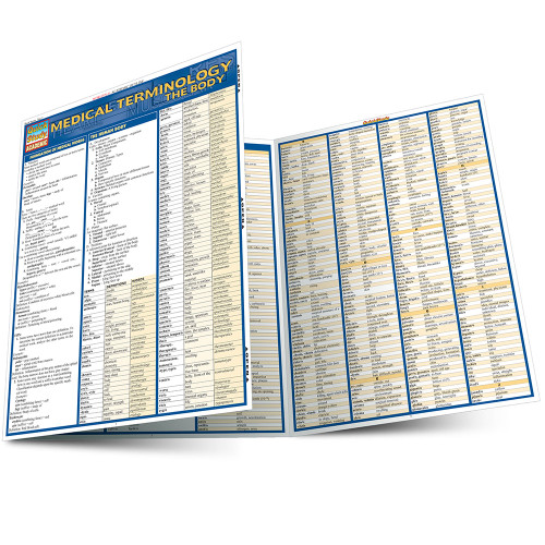 QuickStudy Medical Terminology: The Body Laminated Study Guide ...