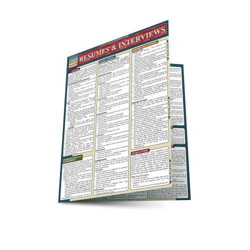 QuickStudy | Resumes & Interviews Laminated Reference Guide (9781572225466)