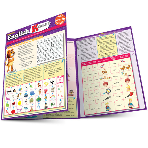 QuickStudy English: Kindergarten Laminated Study Guide (9781423229513)