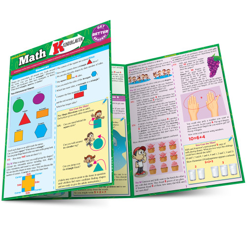 QuickStudy | Math: Kindergarten Laminated Study Guide (9781423229520)