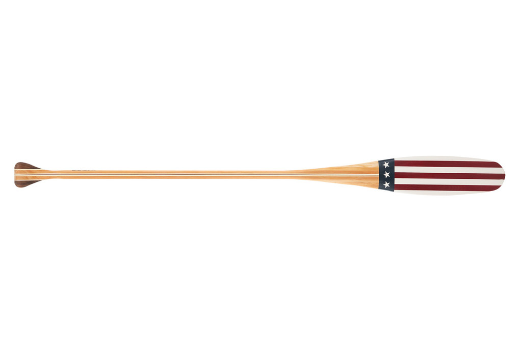 USA Painted Flag Paddle from Sanborn Canoe Company