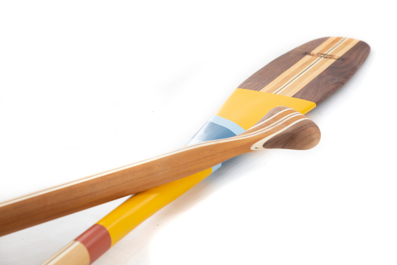 Minnetonka- Painted Canoe Paddle from Sanborn Canoe Company