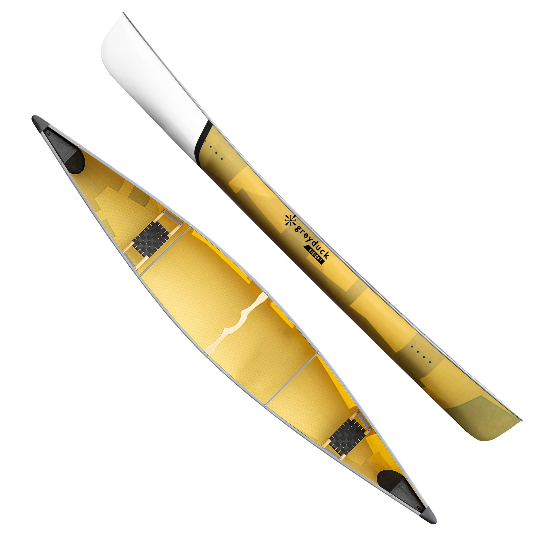 Traveler Tandem Canoe - 17' Tandem canoe for trekking and all-purpose ...