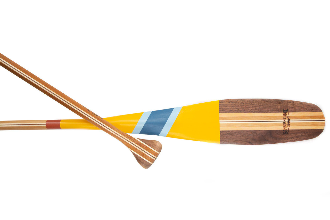 Minnetonka- Painted Canoe Paddle from Sanborn Canoe Company