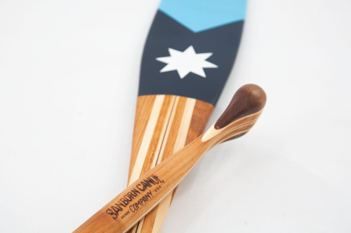Minnesota - Painted Flag Paddle from Sanborn Canoe Company