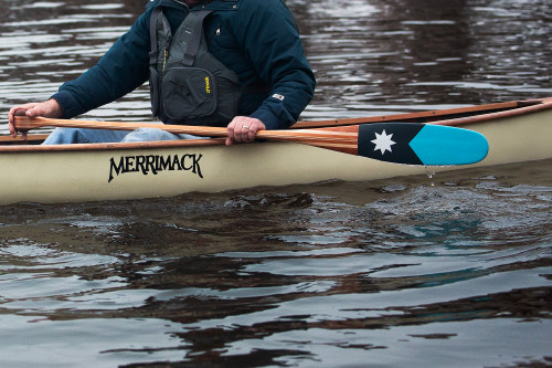 Minnesota - Painted Flag Paddle from Sanborn Canoe Company