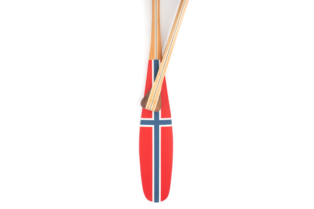 USA Painted Flag Paddle from Sanborn Canoe Company