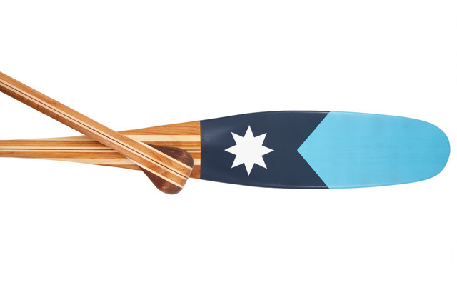 USA Painted Flag Paddle from Sanborn Canoe Company