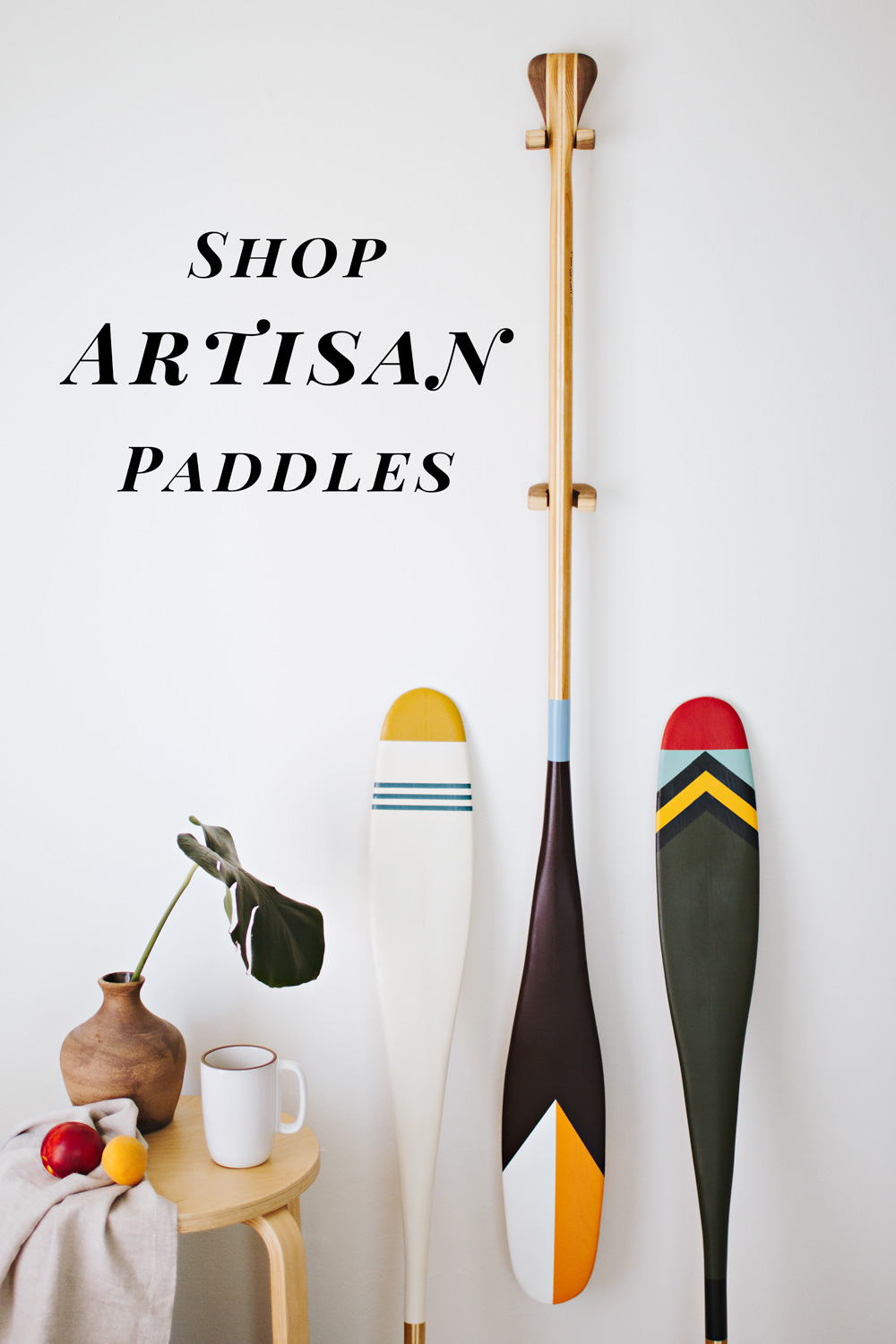 Painted Canoe Paddles - Painted Paddles for Canoeing, Cabins, Interior ...