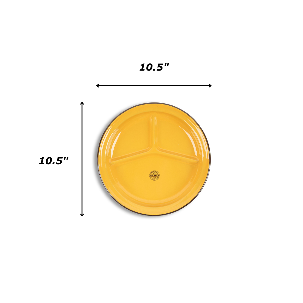 Camp Wandawega x CCH Divided Camp Plate, Set of 2 | Enamelware by Crow ...
