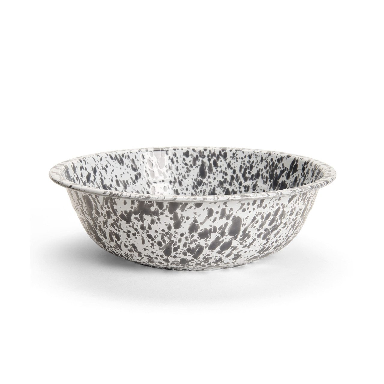 Splatter Medium Basin | Enamelware by Crow Canyon