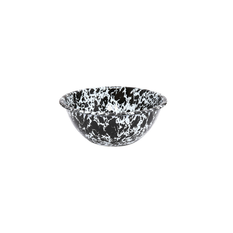 Splatter Small Serving Bowl | Enamelware by Crow Canyon