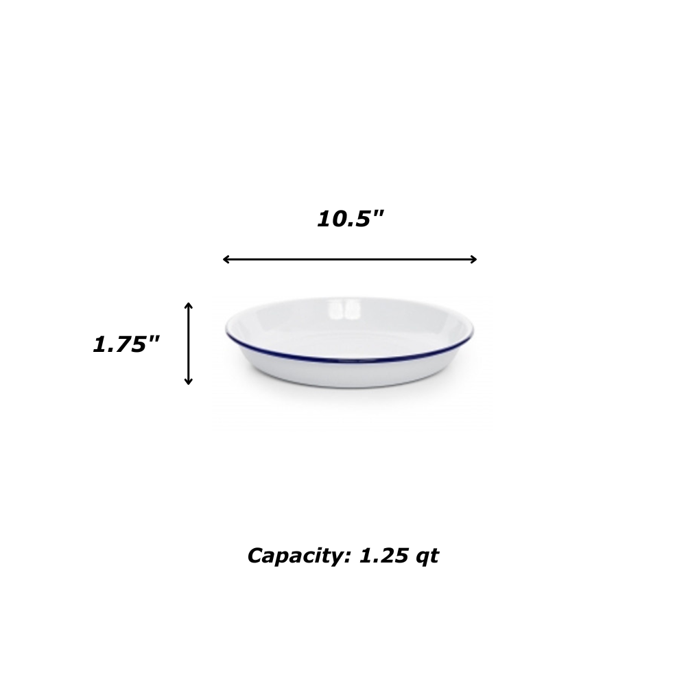 Vintage Pasta Plates, Set of 4 | Enamelware by Crow Canyon