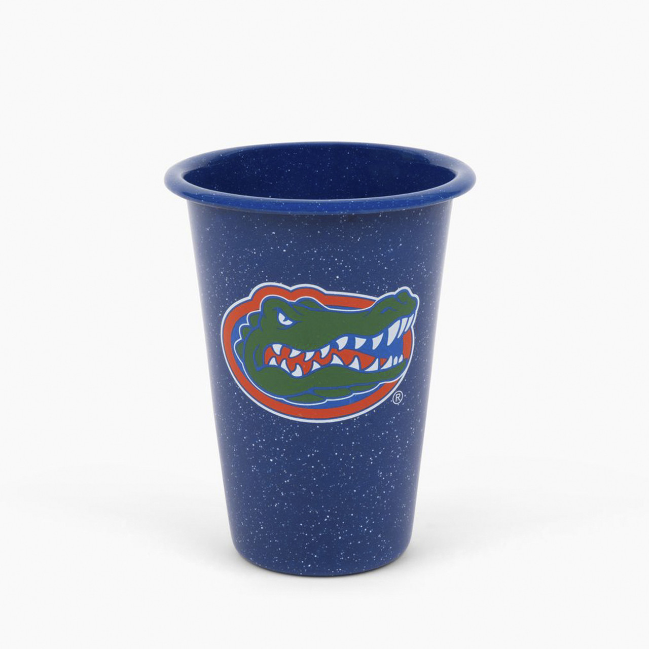U of Florida Enamelware 14oz Tumblers, Medium Blue Speckle, Set of 2 ...