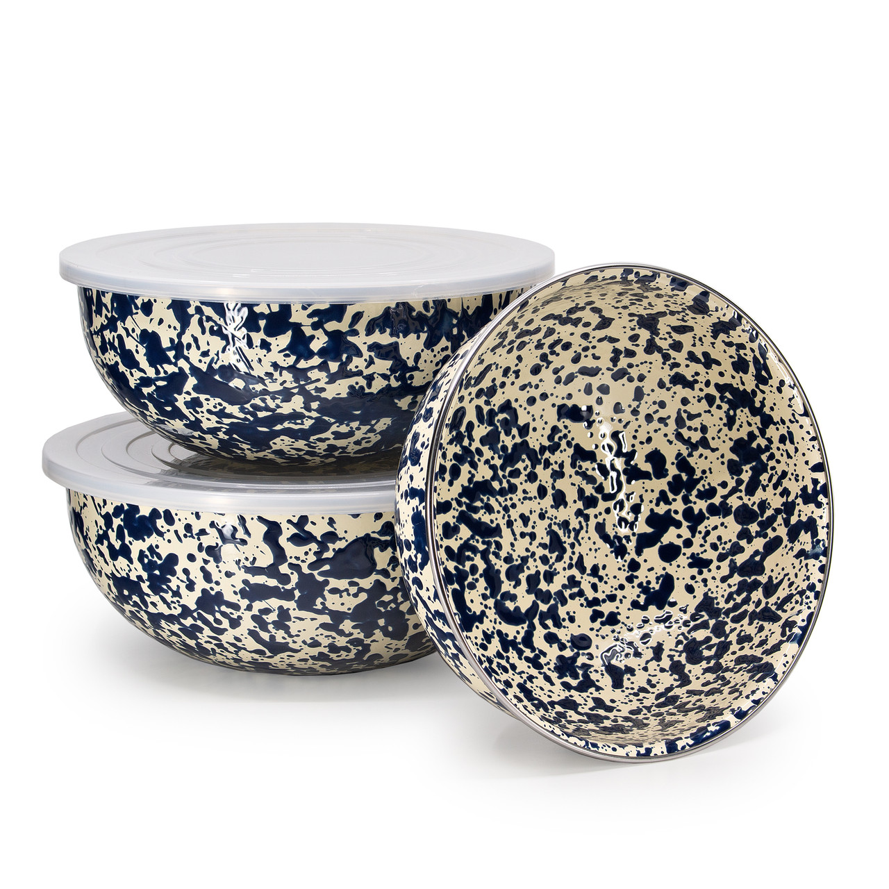 Splatter Covered Multi-Purpose Bowl Set - Crow Canyon Home