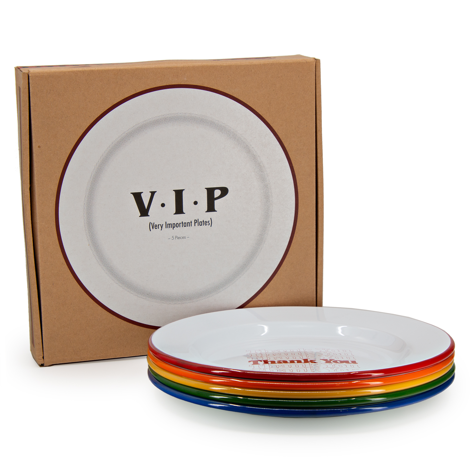 Studio Tigress x CCH VIP Dinner Plates, Set of 5, Assorted | Enamelware ...