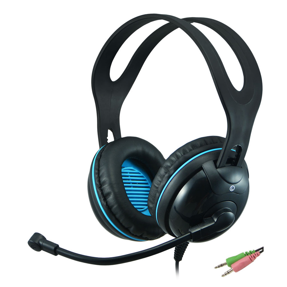 EDU-455 Over-Ear (Circumaural) Stereo PC Headset - Andrea Communications