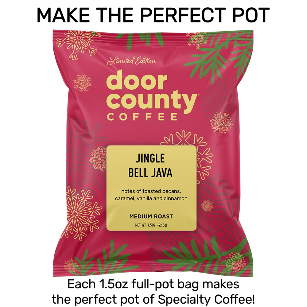 Jingle Bell Java Coffee Full-Pot Bags | Door County Coffee
