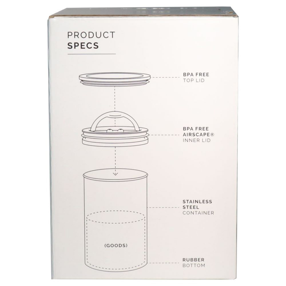 Airscape Coffee Canister - Black