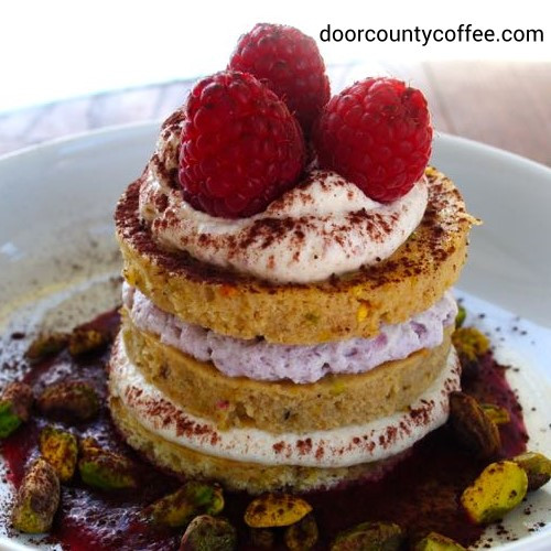 Mocha Raspberry Tiramisu Towers