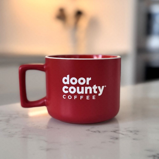 Red Matte Ceramic Coffee Mug 12 oz