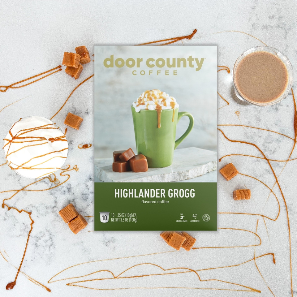 Highlander Grogg Single Serve Cups | Door County Coffee