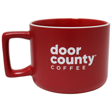 Red Matte Ceramic Coffee Mug 12 oz