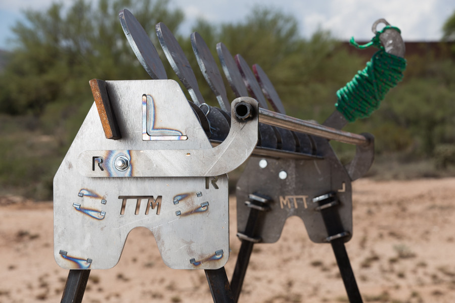 DIY AR500 Plate Rack Shooting Targets