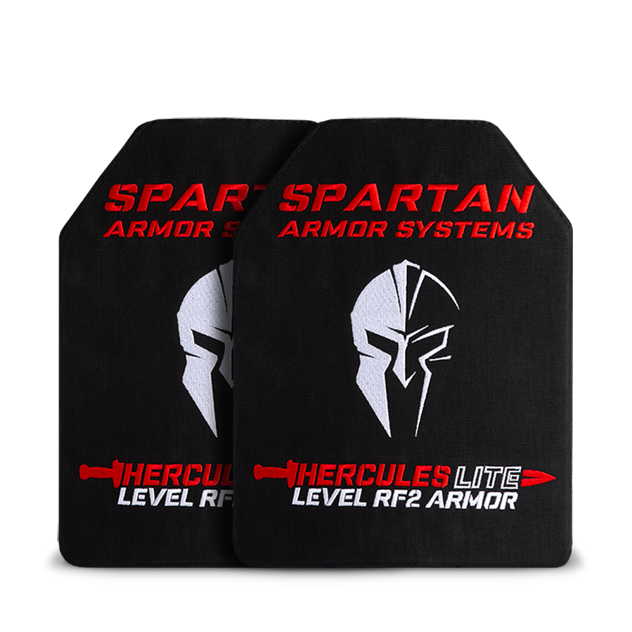 Hercules Lite Level RF2/III+ Body Armor Plates - Set of Two by Spartan ...