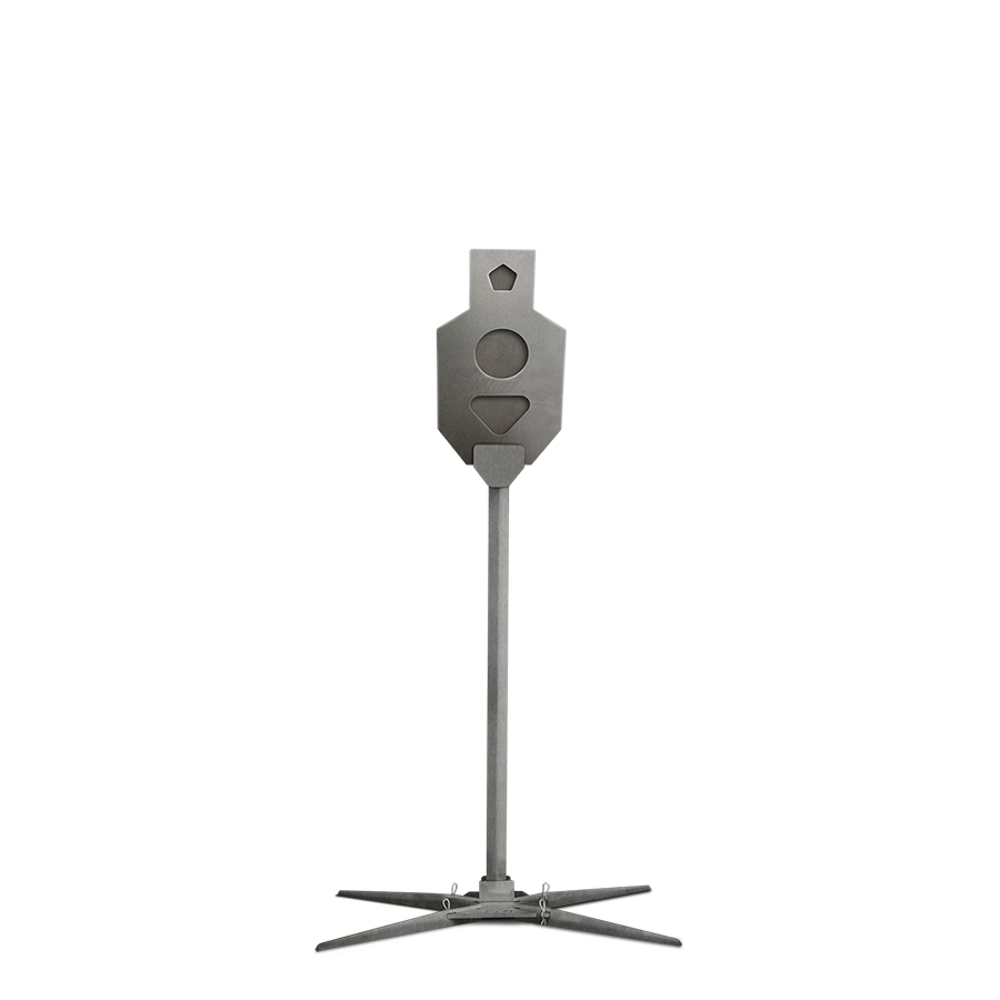 Triple Tap Reactive AR500 steel shooting target system