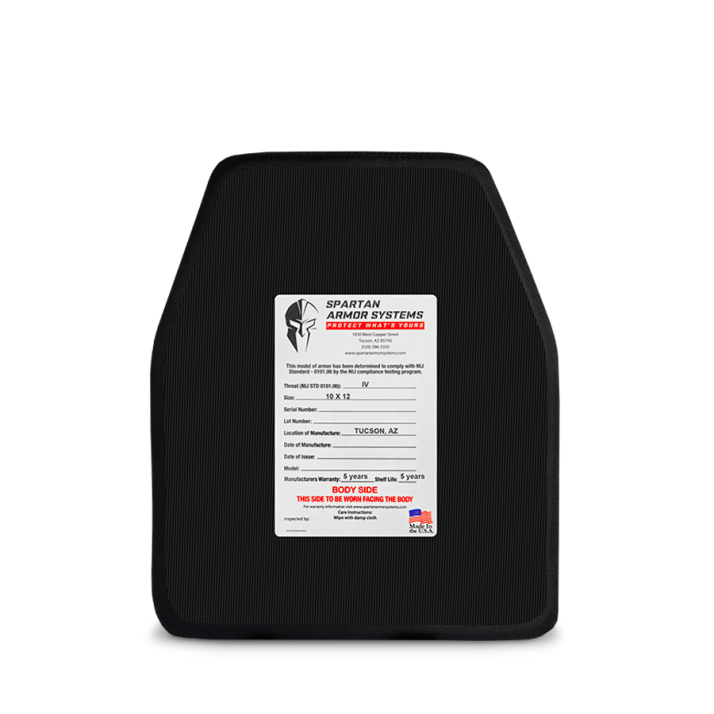 Hercules Level IV Ceramic Body Armor - Advanced Compound Curve