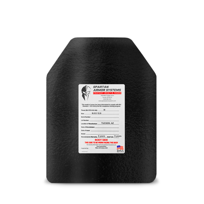 Elaphros Gen II Lightweight Body Armor Plates - Level III
