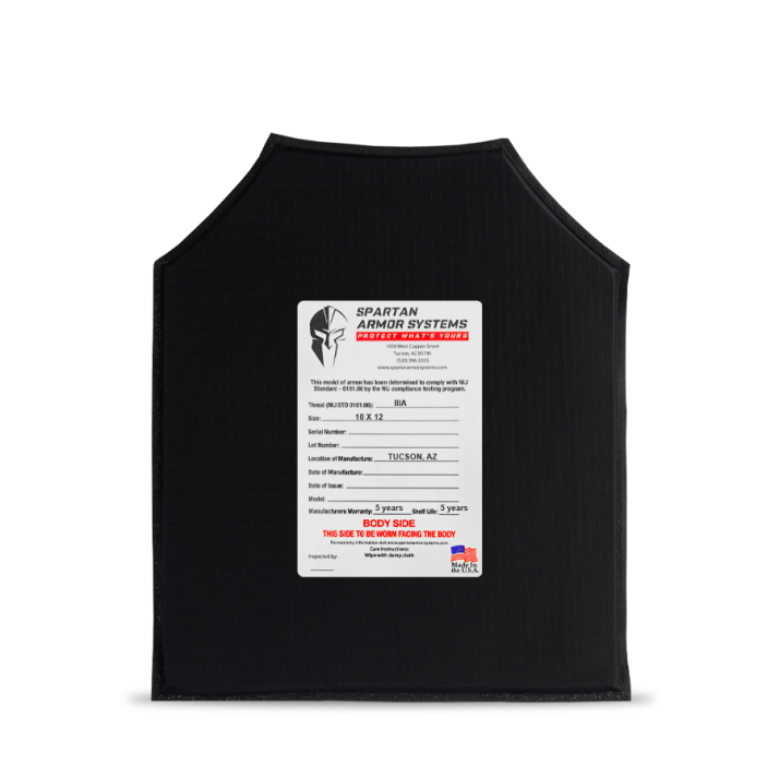 Level IIIA Soft Armor - Spartan Armor Systems™ Flex Fused Core™