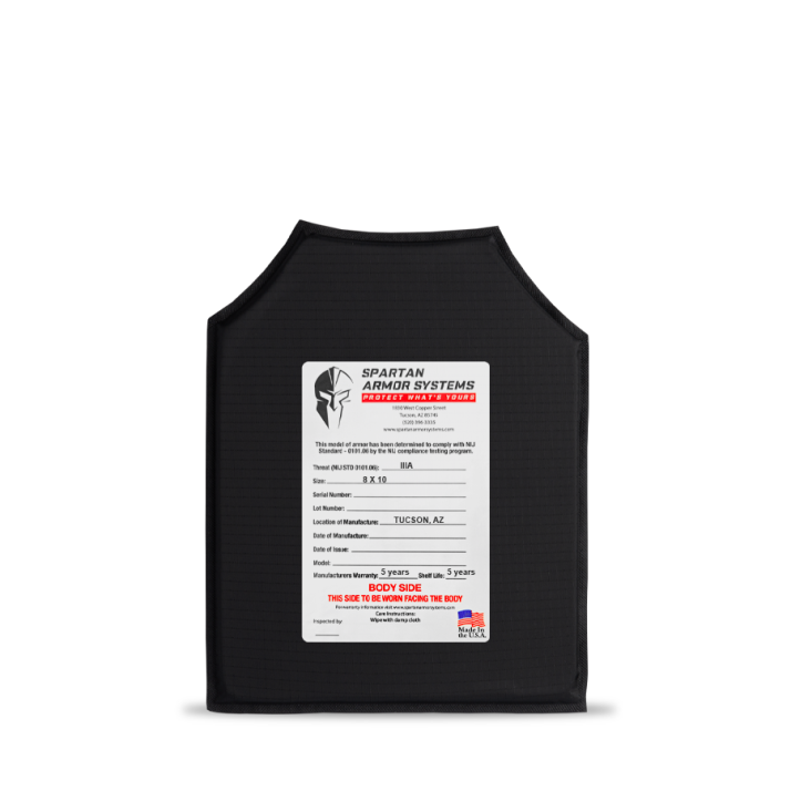 Level IIIA Soft Armor - Spartan Armor Systems™ Flex Fused Core™