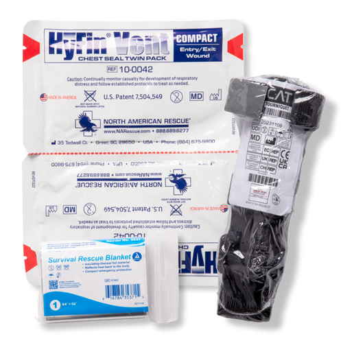 Advanced Individual First Aid Kit (AFAK) - Med Kit for Civilians, Law ...