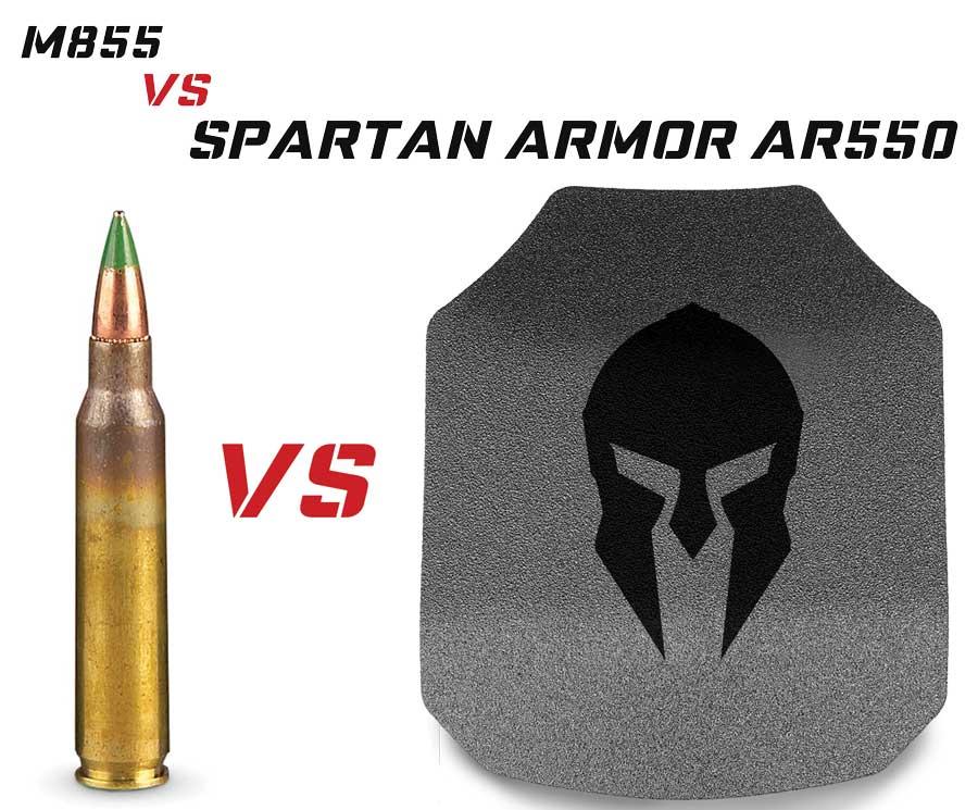 M855 vs Spartan Armor Systems AR550 Armor | The Winner is…Spartan Armor ...